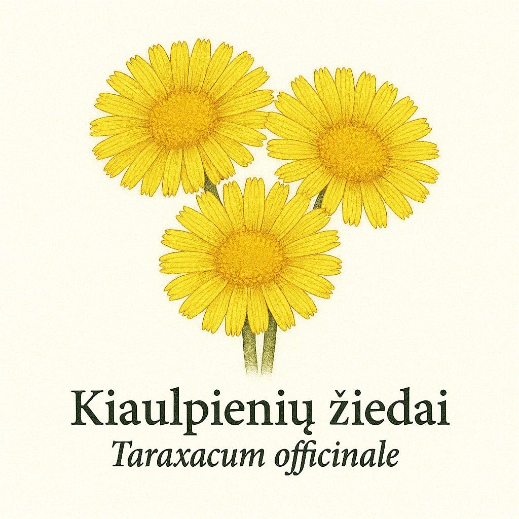 Kiaulpienių žiedai | Meduotas